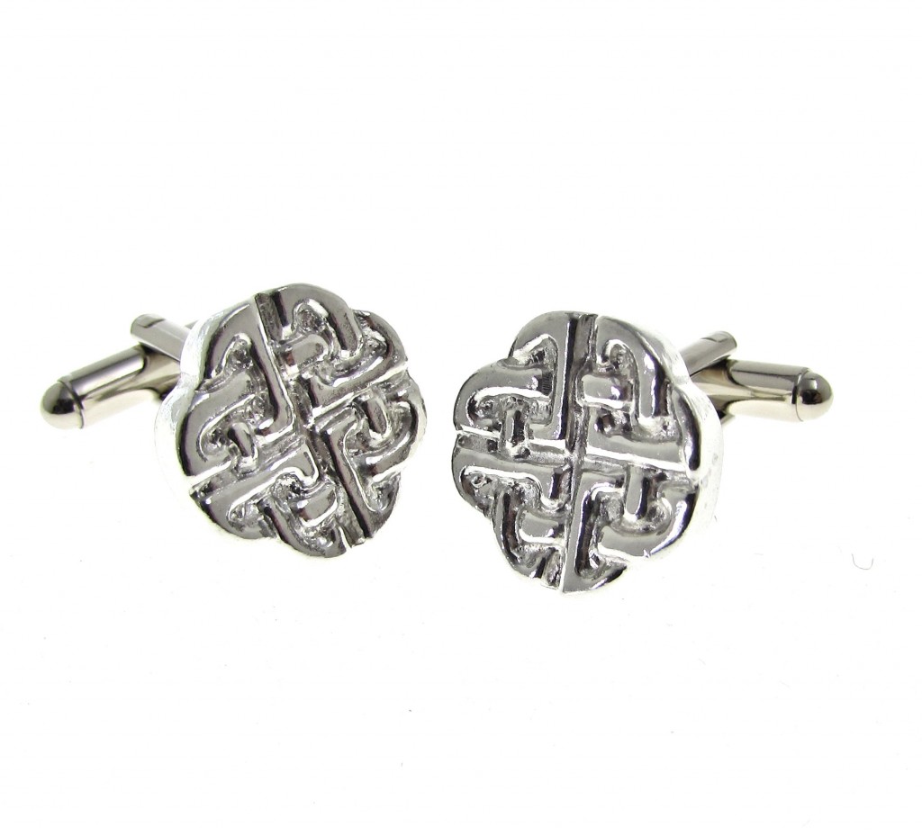 Celtic knotwork cuff links – Blue Hills Tin